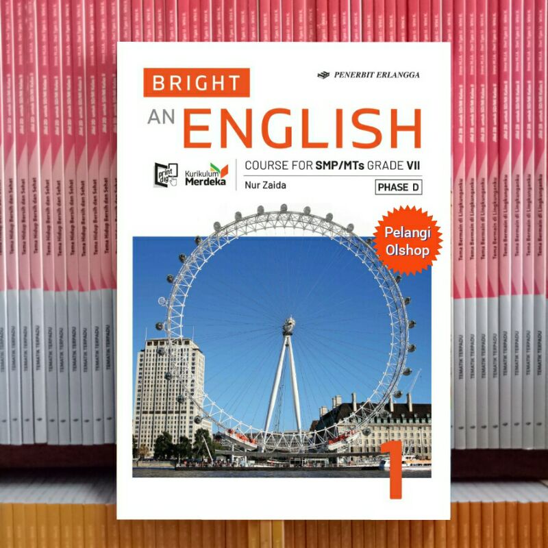 Jual BUKU BRIGHT AN ENGLISH SMP/MTS KELAS 7 (VII) KURIKULUM MERDEKA ERLANGGA | Shopee Indonesia
