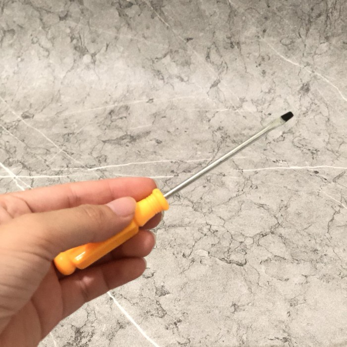 Jual Obeng Minus Mini Kecil Pendek Kuning | Shopee Indonesia