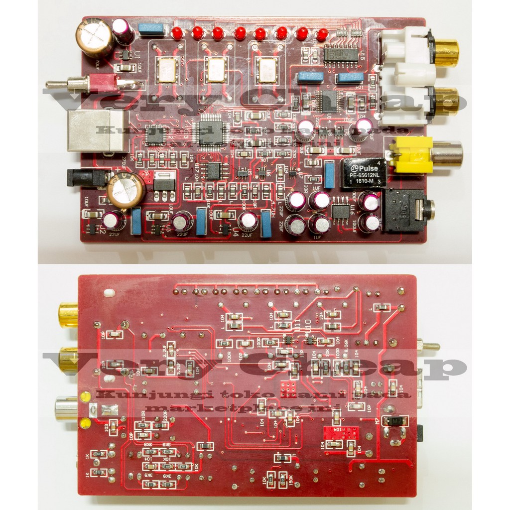 Jual XMOS U8 PCM5102 32-bit 384khz USB DAC (Soundcard), S/PDIF ...