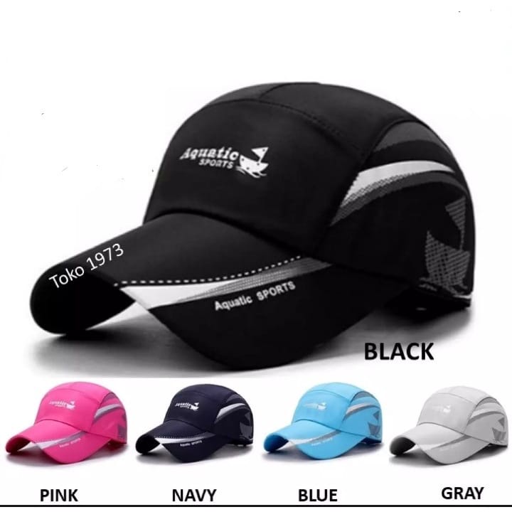 Jual (COD) Topi Aquatic sport - topi olah raga - topi baseball -topi ...