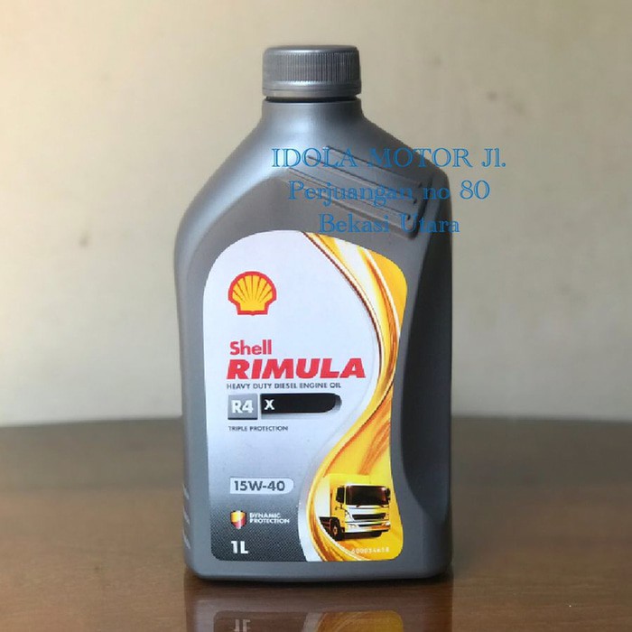 Jual Promo Oli diesel shell rimula R4 X sae 15w-40 isi 1 liter terlaris ...