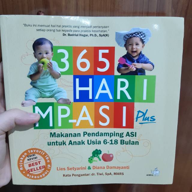 Jual Buku Panduan MPASI: 365 Hari MP-ASI Plus Edisi Revisi (oleh Lies ...