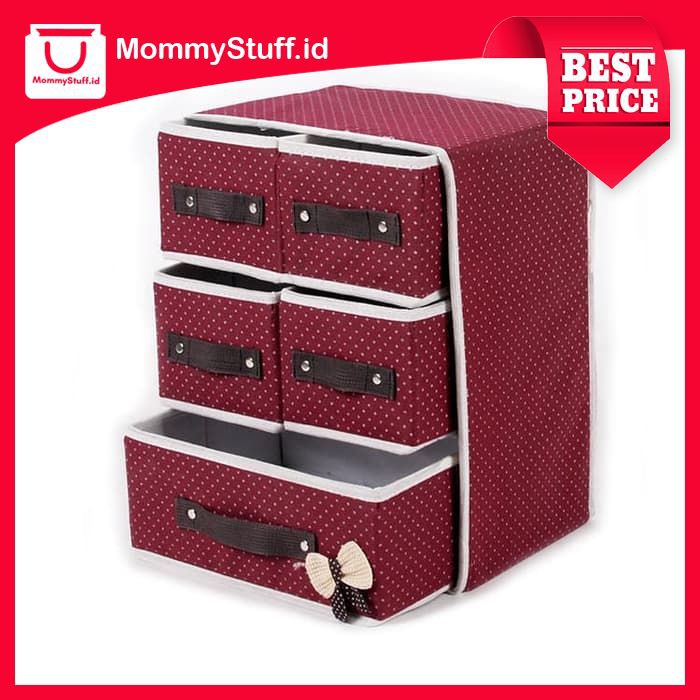 Jual MOS142 5 in 1 Storage Drawer Laci Multifungsi Box Organizer 5 laci ...