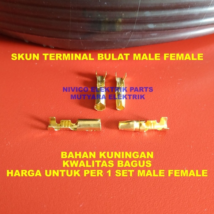 Jual Skun Bulat Set Female Male/ Skun Bulat 1 Set Male Female/Skun ...