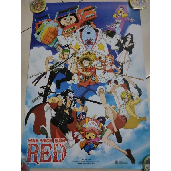 Jual poster one piece red collection uta odex private limited new ...