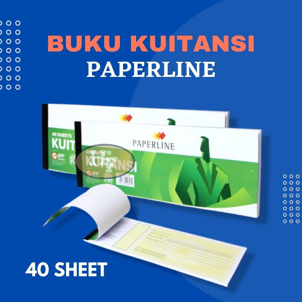 Jual BUku Kwitansi Paperline 40 Lembar/Buku Kwitansi/Buku Kwitansi ...