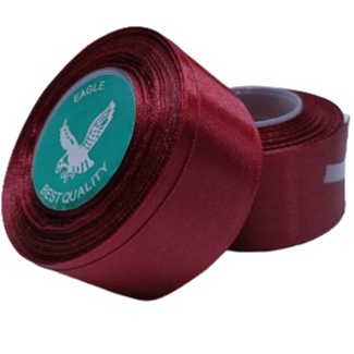 Jual Pita Satin Merah Maron 4 cm 1,5 inchi jual per Roll pita kado pita ...