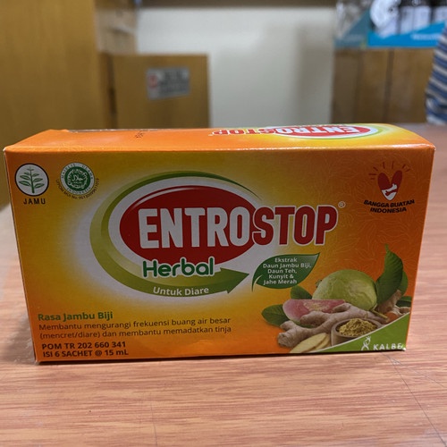 Jual ENTROSTOP HERBAL CAIR 15ML (PER SACHET) | Shopee Indonesia