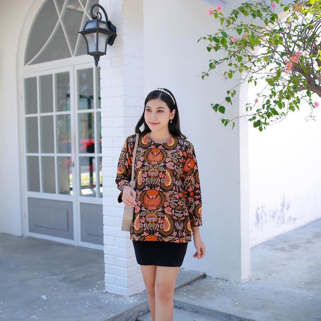 Jual Benang Raja Batik Couple Pria Wanita Motif Sayap Garuda Size ...