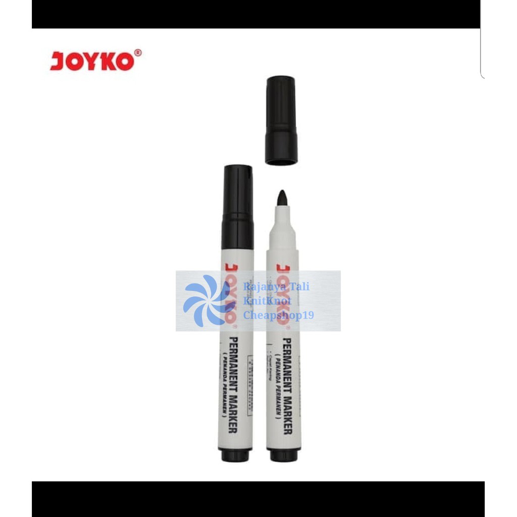 Jual Spidol Permanent Marker Hitam Joyko PM-17 | Shopee Indonesia