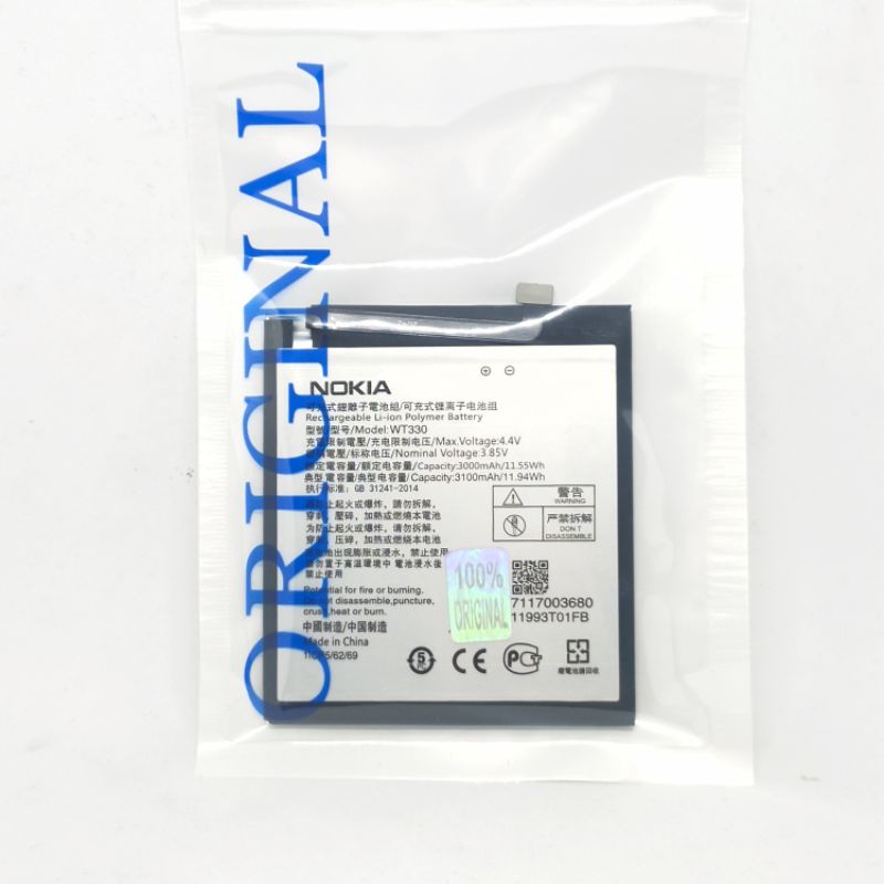 Jual Original 100% Baterai Nokia 4.2/WT330 battery batrai hp | Shopee Indonesia