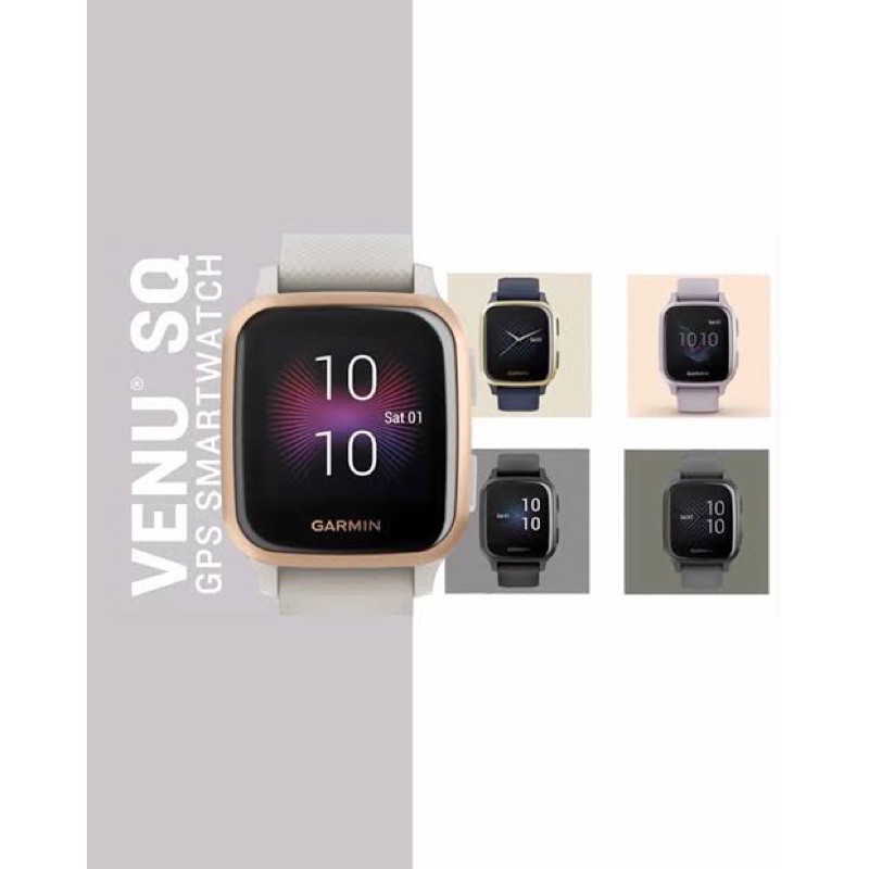Jual Smartwatch Garmin Venu SQ Square Amoled Display Garansi Resmi | Shopee Indonesia