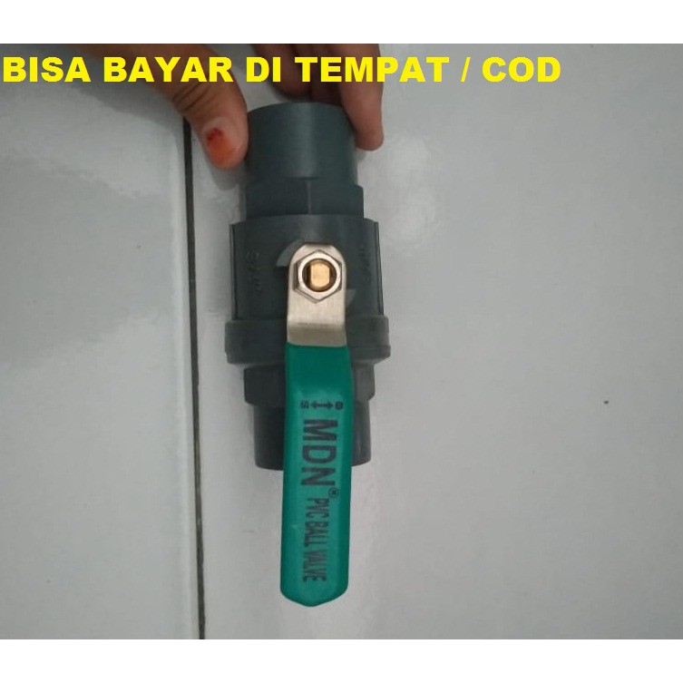 Jual STOP KRAN GAGANG STAINLESS 1/2 / PVC BALL VALVE MDN | Shopee Indonesia