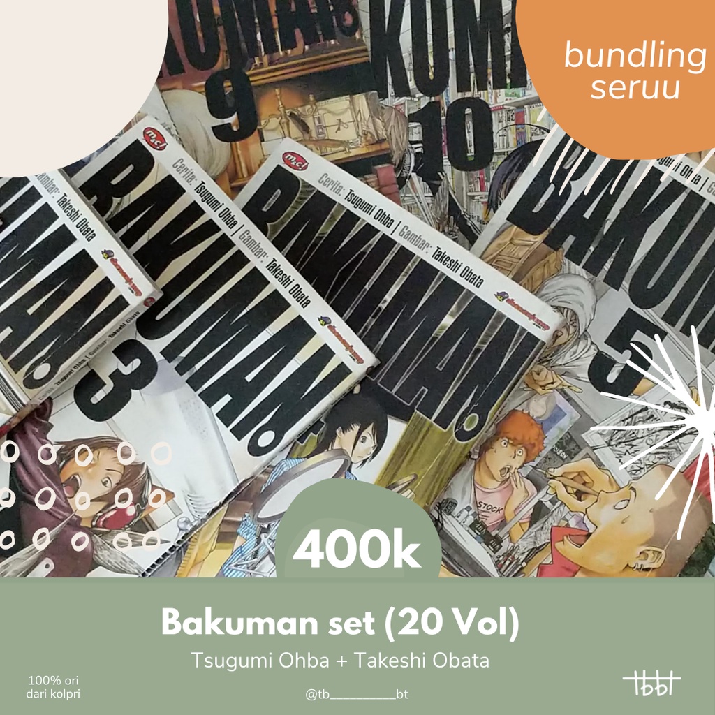 Jual Komik Bakuman Fullset | Shopee Indonesia