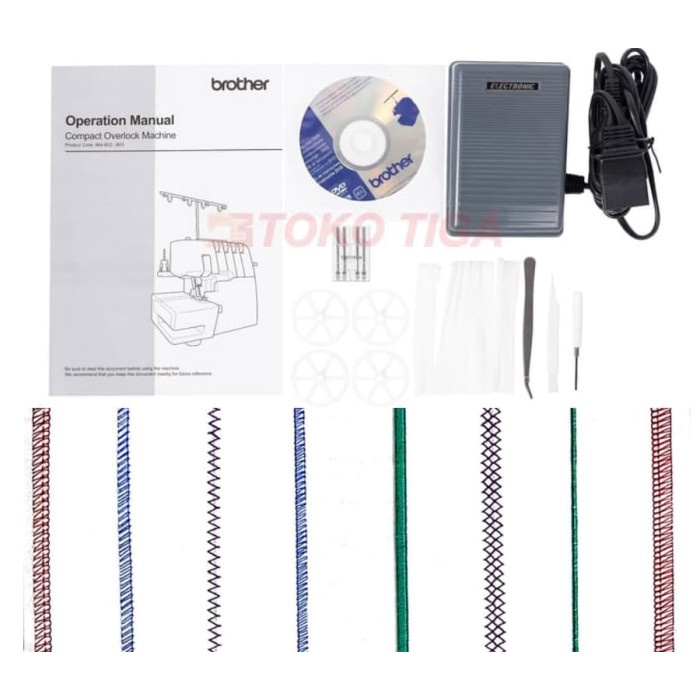 Jual MESIN OBRAS DAN NECI BROTHER 2104D / 2104 D LOCK PORTABLE | Shopee Indonesia