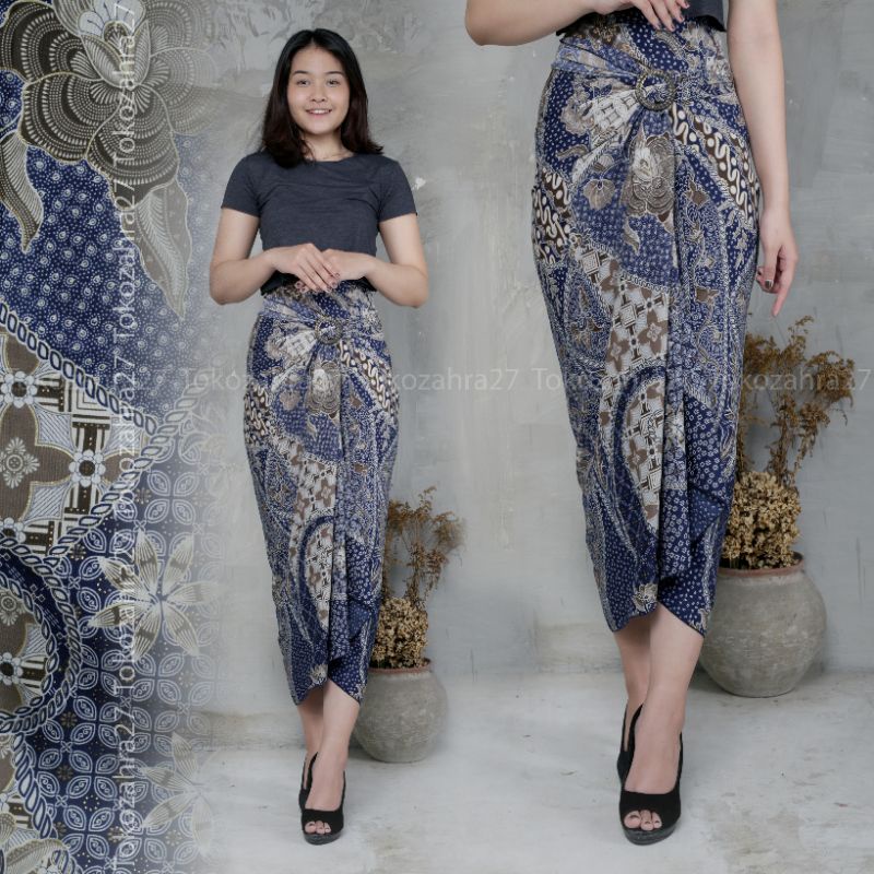 Jual Rok Batik Bawahan Kebaya Motif LK Rok Lilit Instan Rok Kondangan ...