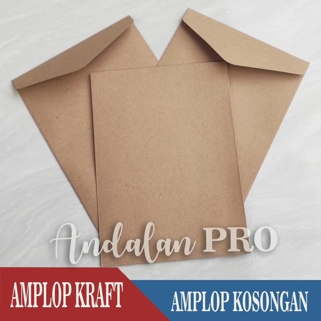 Jual Amplop Undangan Polosan Kraft 125 GSM - General Amplop Undangan ...