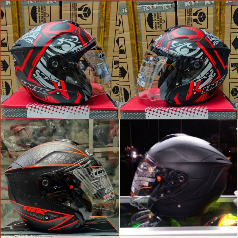 Jual Helm half face Ink Dynamic 100%ori | Shopee Indonesia