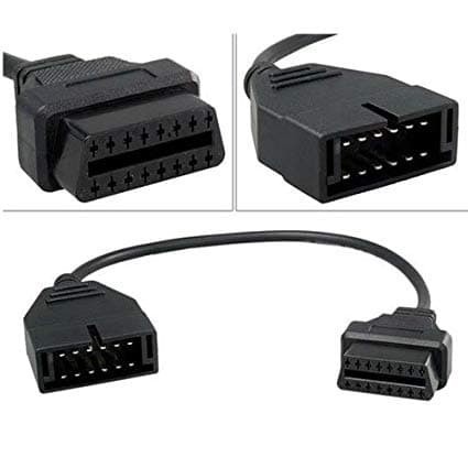 Jual GM DAEWOO 12 Pin To 16 Pin OBD2 Adapter | Shopee Indonesia