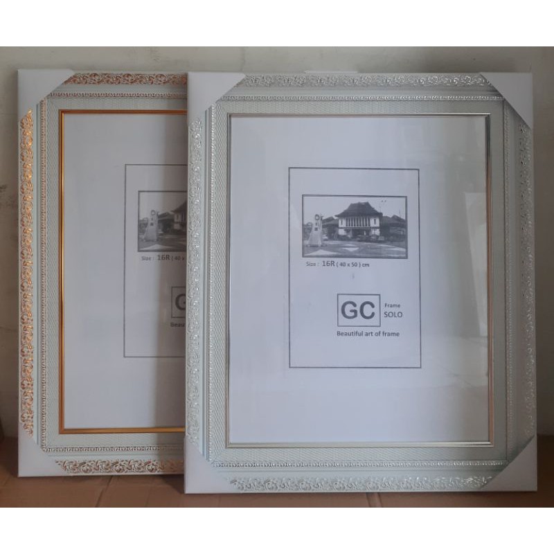Jual pigura frame 4cm+linen uk:16R(40x50)cm*(FREE PACKING) | Shopee ...