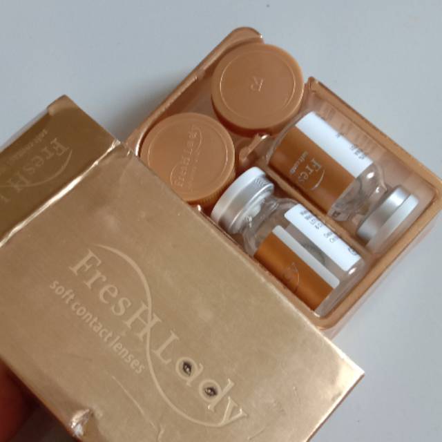 Jual Soflens Fresh Lady Gold | Shopee Indonesia