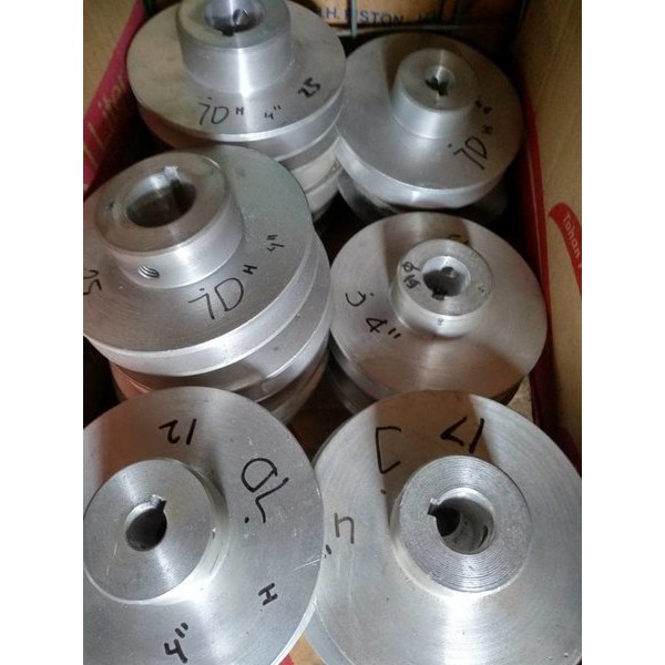 Jual Pulley puli A1 - 4 inch as 19 mm alumunium | Shopee Indonesia
