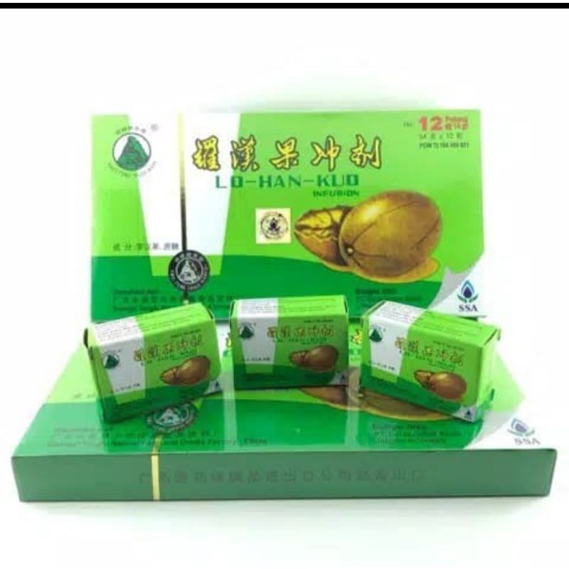 Jual Lohankuo / Lo Han Kuo Infusion ( 1kotak isi 12biji ) | Shopee ...