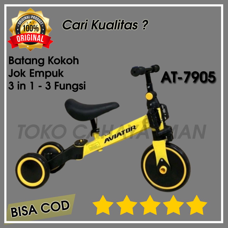 Jual Push Bike Balance Bike 3in1 Sepeda Keseimbangan Anak Multifungsi ...