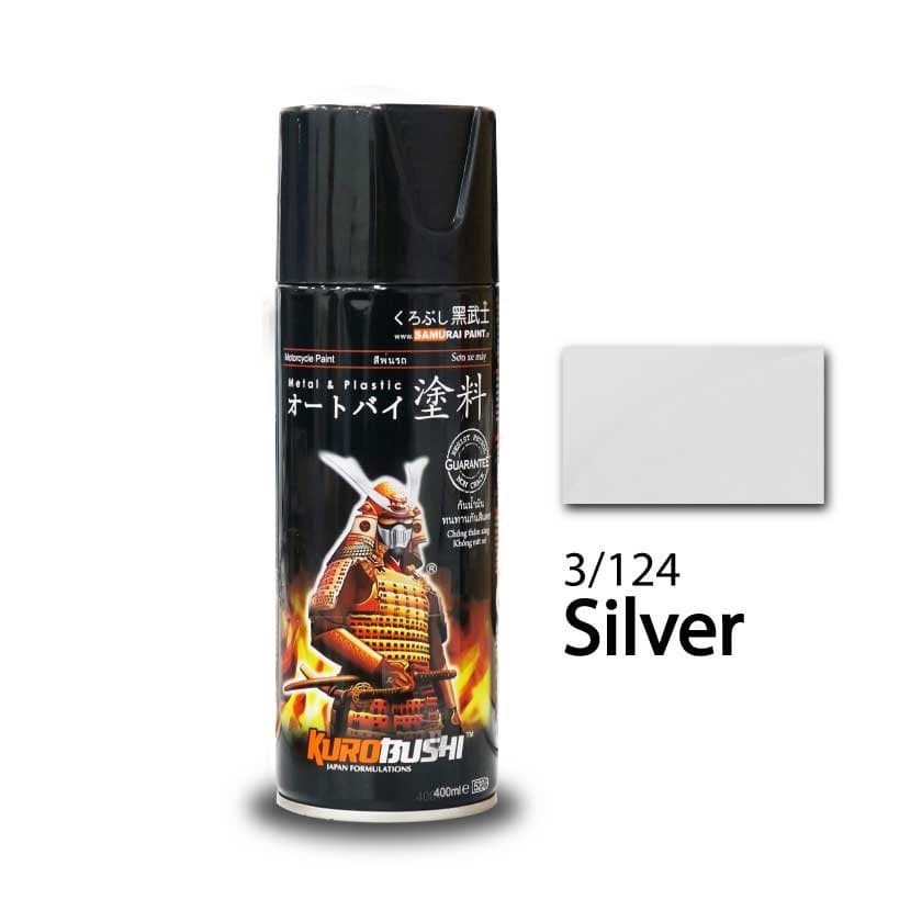 Jual Samurai Spray Paint Cat Semprot Motor Silver 124 - Silver | Shopee ...