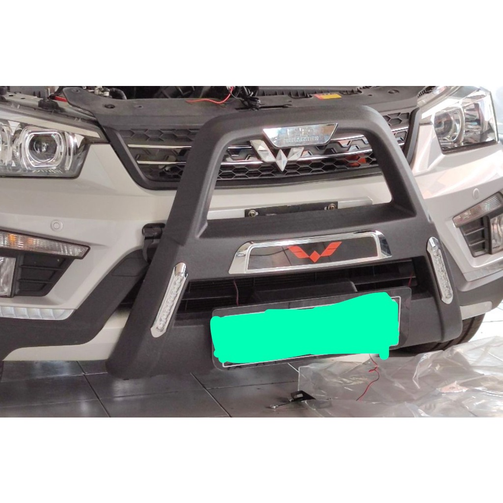 Jual Tanduk Depan Bumper Wuling Confero Hummer Lampu LED Foxco | Shopee ...