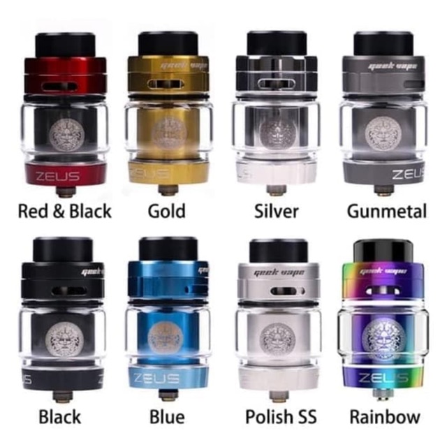 Jual NEW ZEUS DUAL RTA 26mm GEEK VAPE Tank Rda Rdta Vape VAPOR | Shopee ...