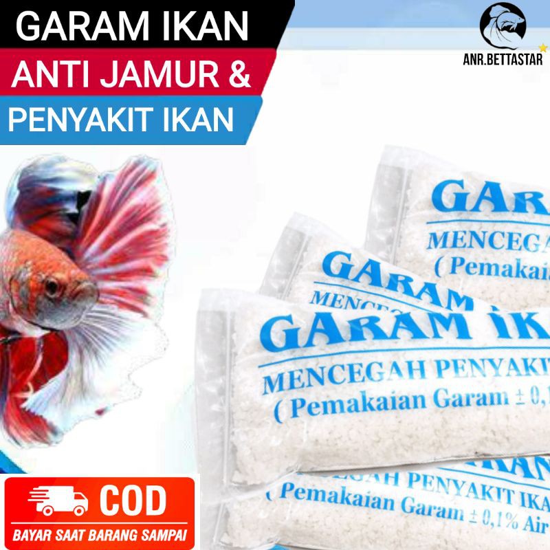 Jual Garam ikan 500gr, 500gram garam ikan mencegah dan membasi jamur ...