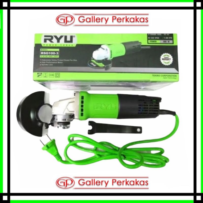 Jual TEKIRO RYU GRINDER MESIN GURINDA GERINDA TANGAN 4" SLEPAN RSG 100-3 | Shopee Indonesia