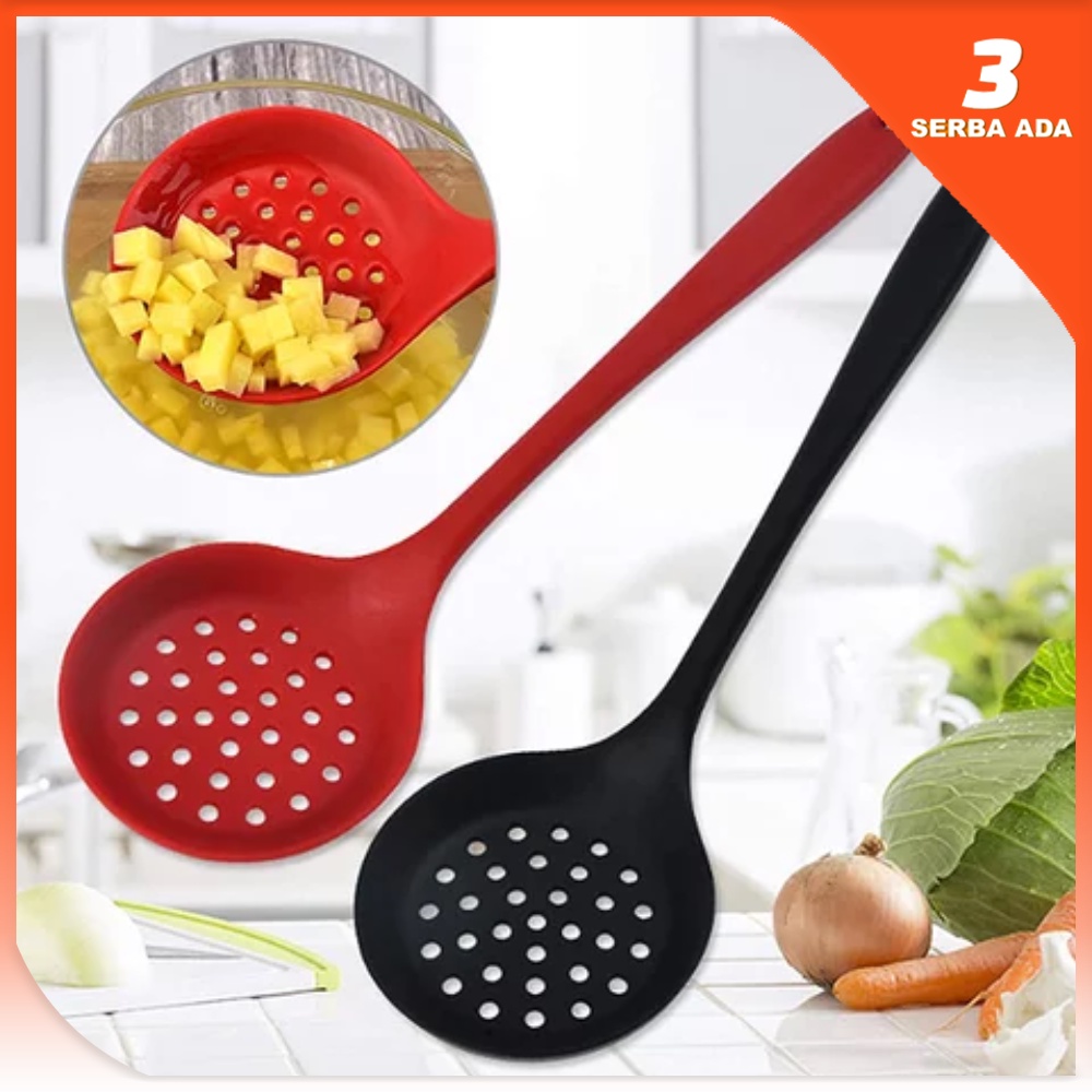 Jual Centong Saringan Mie / Centong Saringan Silikon / Centong Sayur ...
