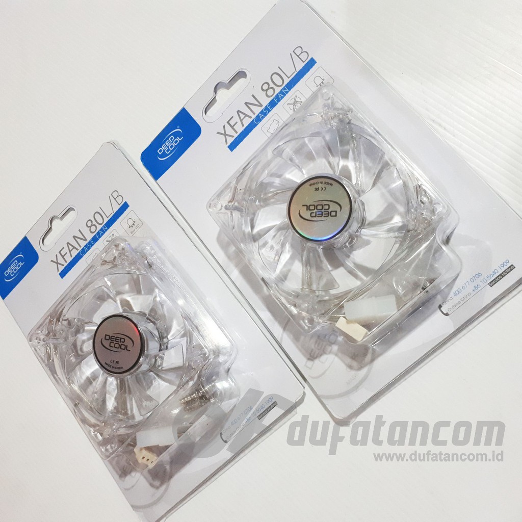 Jual CPU Cooler Fan LED Deepcool 8cm | Shopee Indonesia