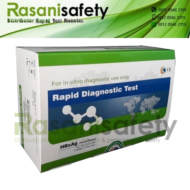 Jual Test Kit Hbsag Device Isi 25 Alat Tes Rapid Cassette Terlaris ...