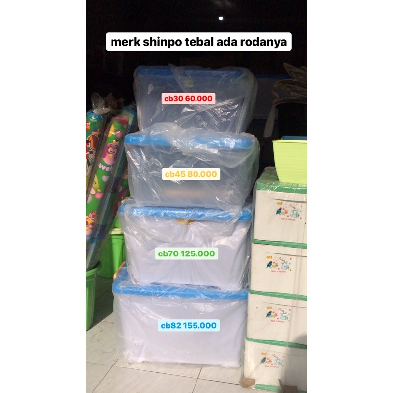 Jual box container shinpo cb ada roda | Shopee Indonesia