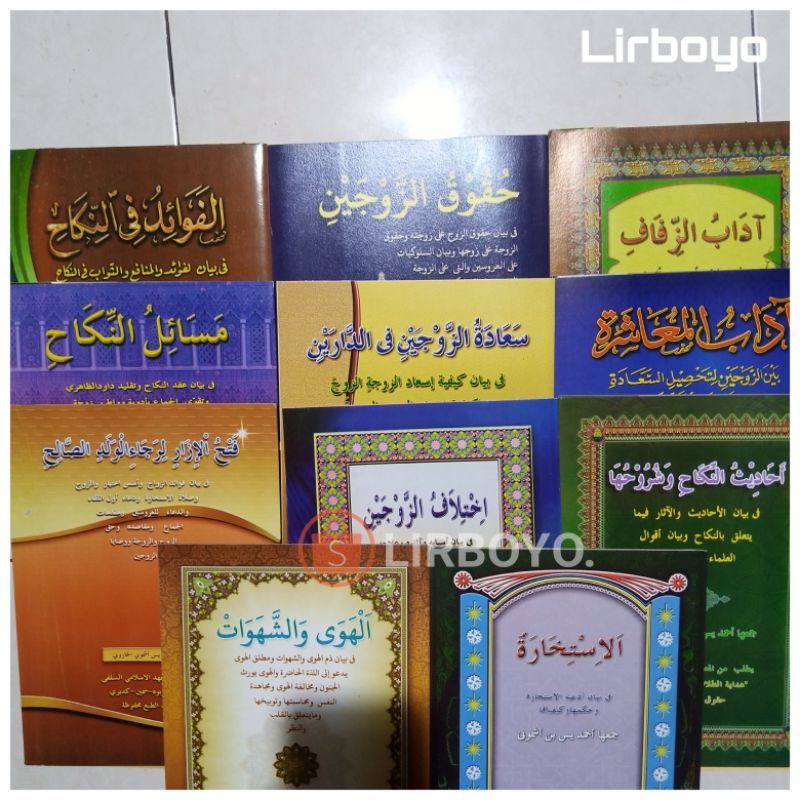 Jual paket kitab Khusus nikah masailun nikah fawaidun nikah huququz ...