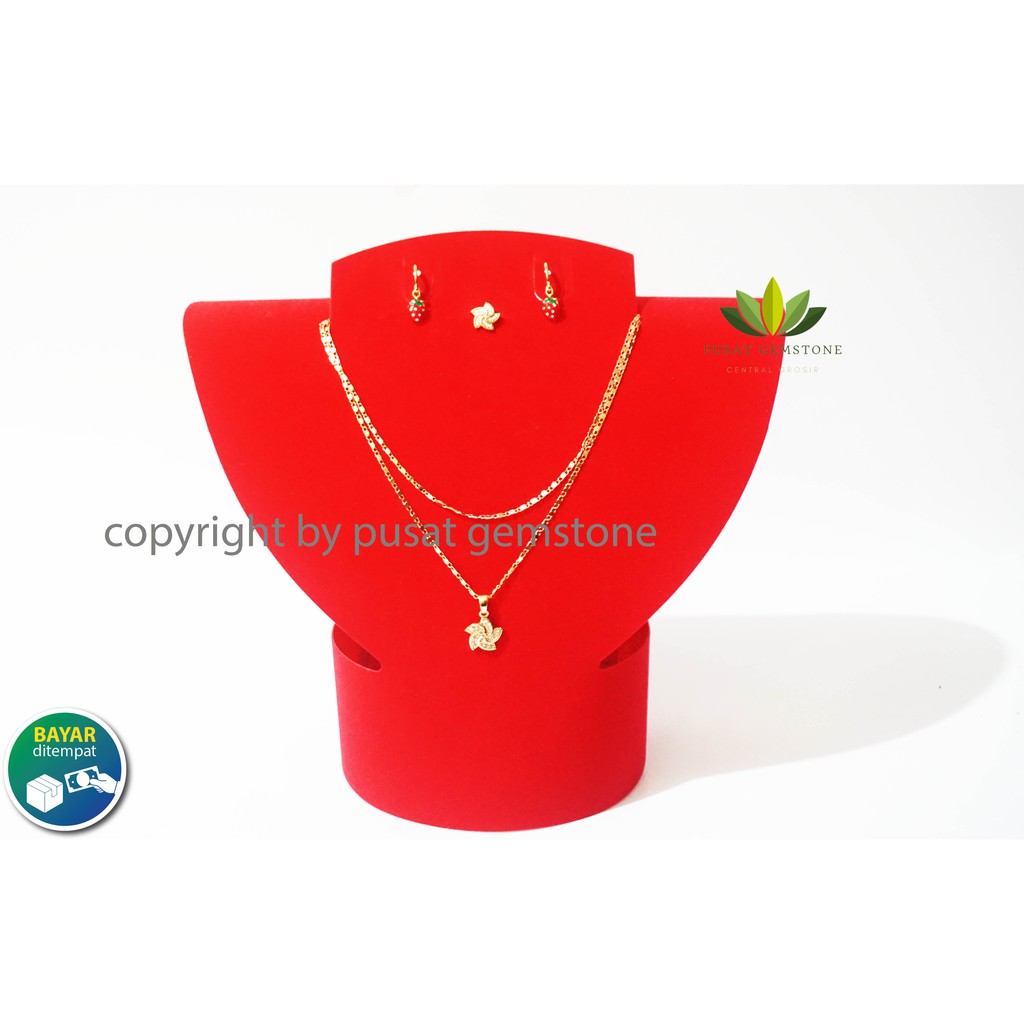Jual Display Pajangan Kalung Set Bludru | Shopee Indonesia