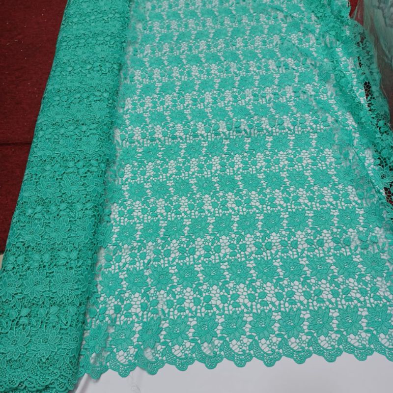 Jual Brokat Prada OKKI Premium / Kain brokat Prada LIMITID edition ...