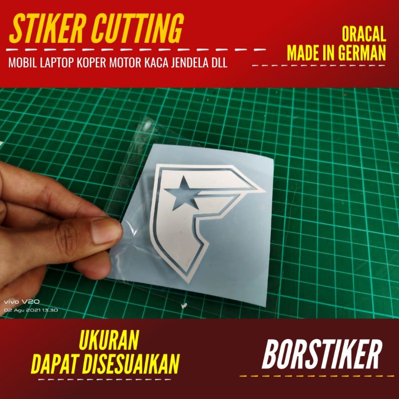 Jual STIKER FAMOUS | STICKER CUTTING BAHAN ORACAL CUSTOM LOGO | Shopee ...