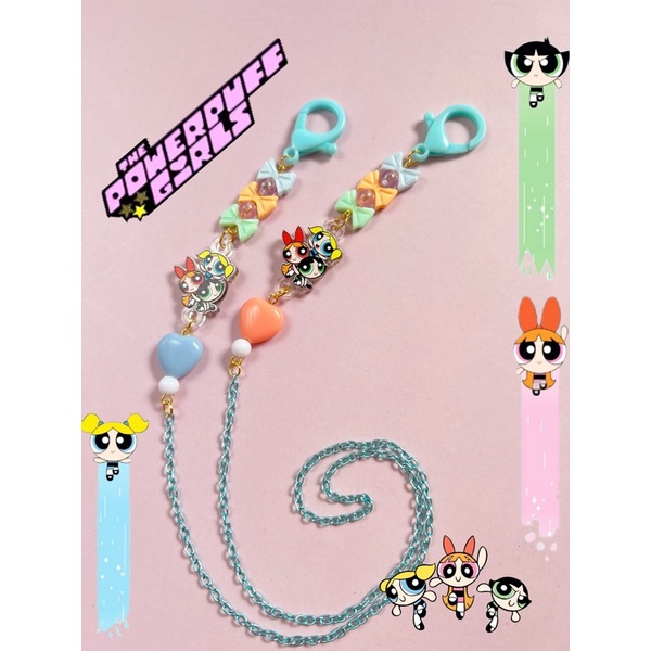 Jual Powerpuff Girls -KIDS Mask Chain - Tali Masker | Shopee Indonesia