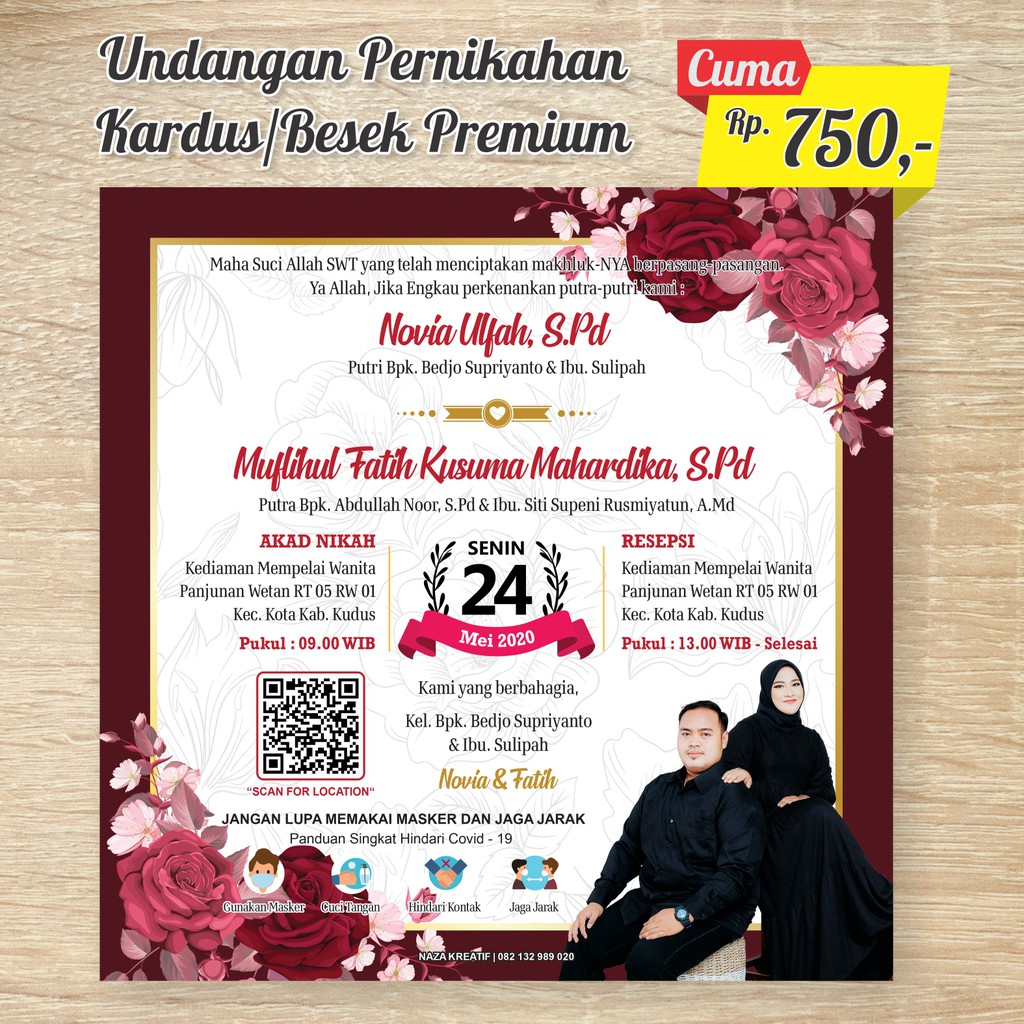 Jual Undangan punjungan pernikahan, besek, tonjokan, nasi kotak, kardus ...