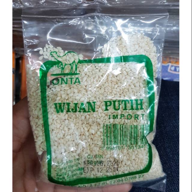 Jual ONTA Wijen Putih 50gr | Shopee Indonesia