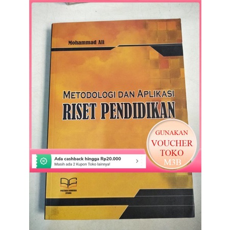 Jual Original metodologi dan aplikasi riset pendidikan Muhammad Ali | Shopee Indonesia