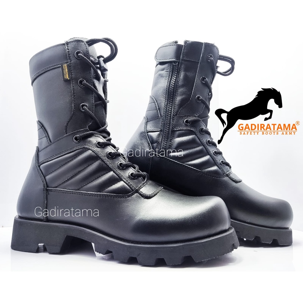 Jual sepatu PDL tni polri sepatu pdl KULIT ASLI terbaru sepatu PDL ...