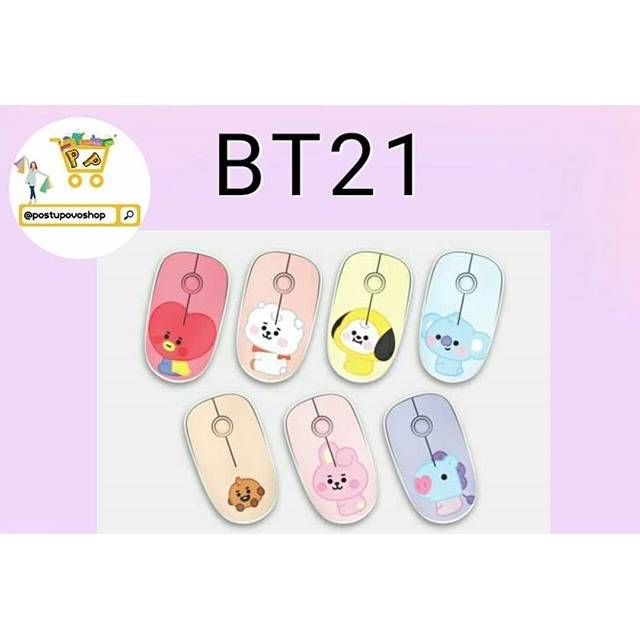 Jual BT21 WIRELESS SILENT MOUSE X ROYCHE | Shopee Indonesia