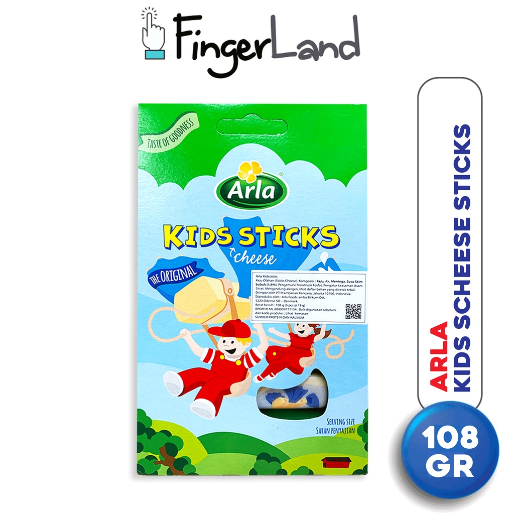 Jual ARLA Kids Stick 18 gram Keju Stik Anak-Anak 6 PCS | Shopee Indonesia