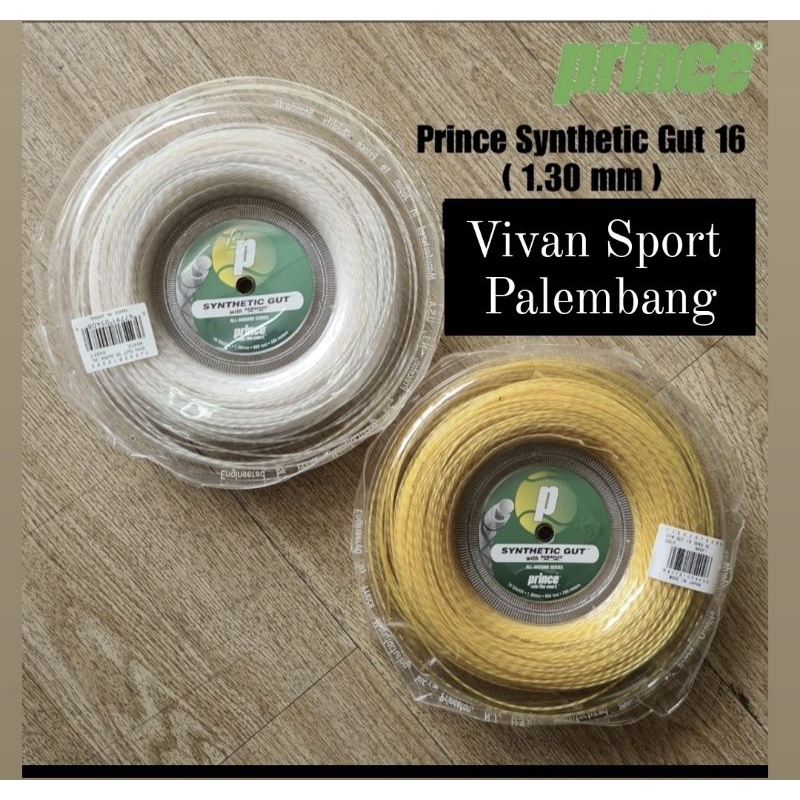Jual Senar Tennis Prince Synthetic Gut with Duraflex 1.30mm | Shopee ...