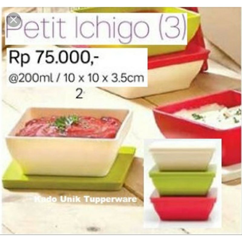 Jual Petit ichigo tupperware | Shopee Indonesia
